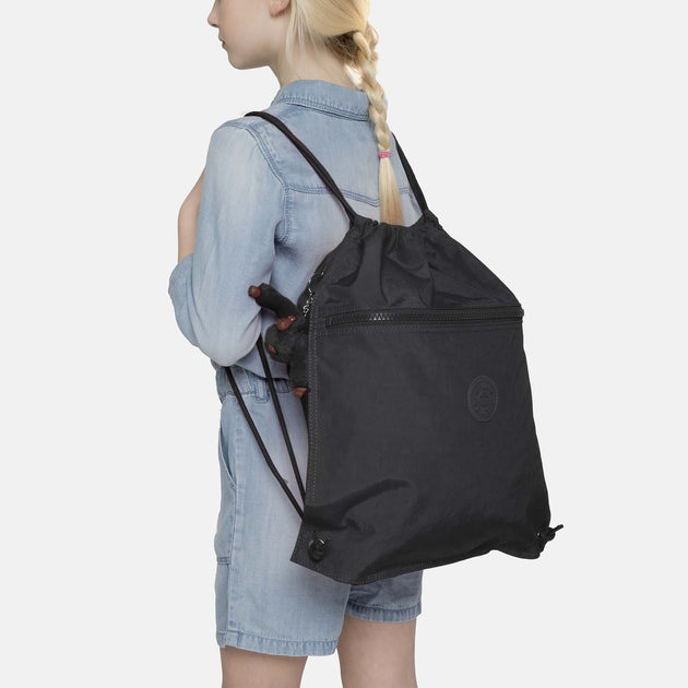 Kipling-Supertaboo-Medium Drawstring Swim Bag -True Black-09487-J99 ...
