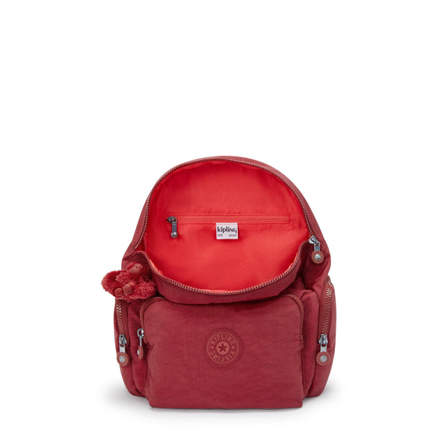 KIPLING Small backpack Female Funky Red City Zip S I3523-4SS – Kipling ...