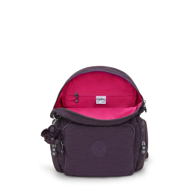 KIPLING Small backpack Female Ultimate Plum City Zip S I3523-67U ...