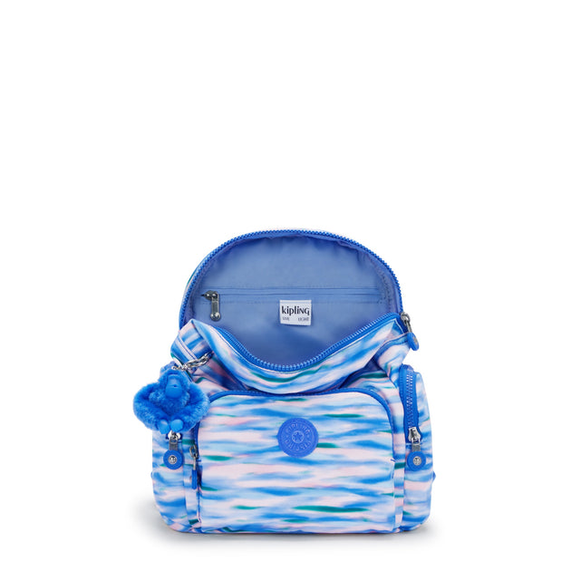 KIPLING-City Zip Mini-Mini Backpack with Adjustable Straps-Diluted Blu ...
