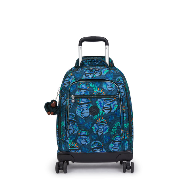 KIPLING Large wheeled backpack (with laptop protection) Unisex Blue Mo ...