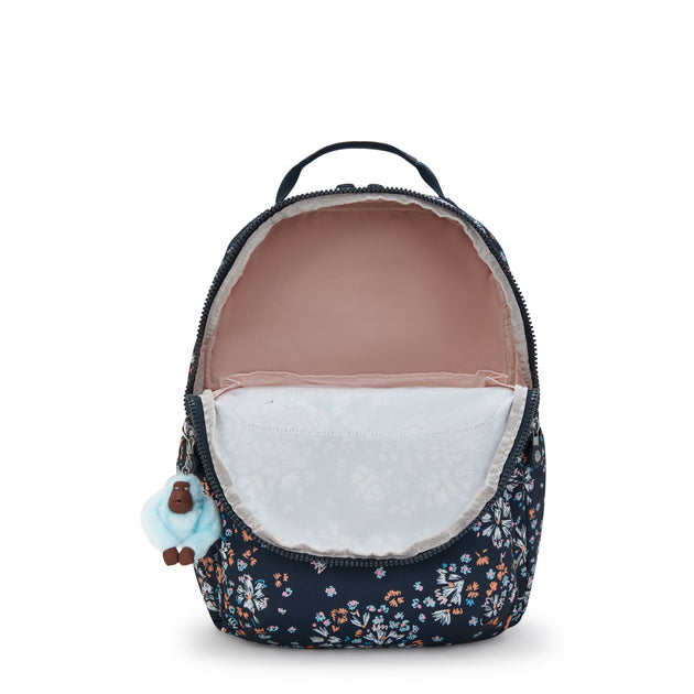 KIPLING Seoul Lap Flower Field Large backpack (with laptop compartment ...