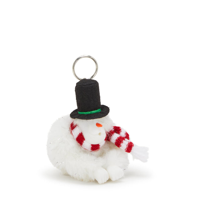 KIPLING Customization monkey Unisex Snowman White Snowman Monkey I6960 ...