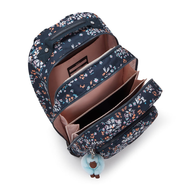 KIPLING Large backpack (with laptop protection) Female Flower Field Cl ...